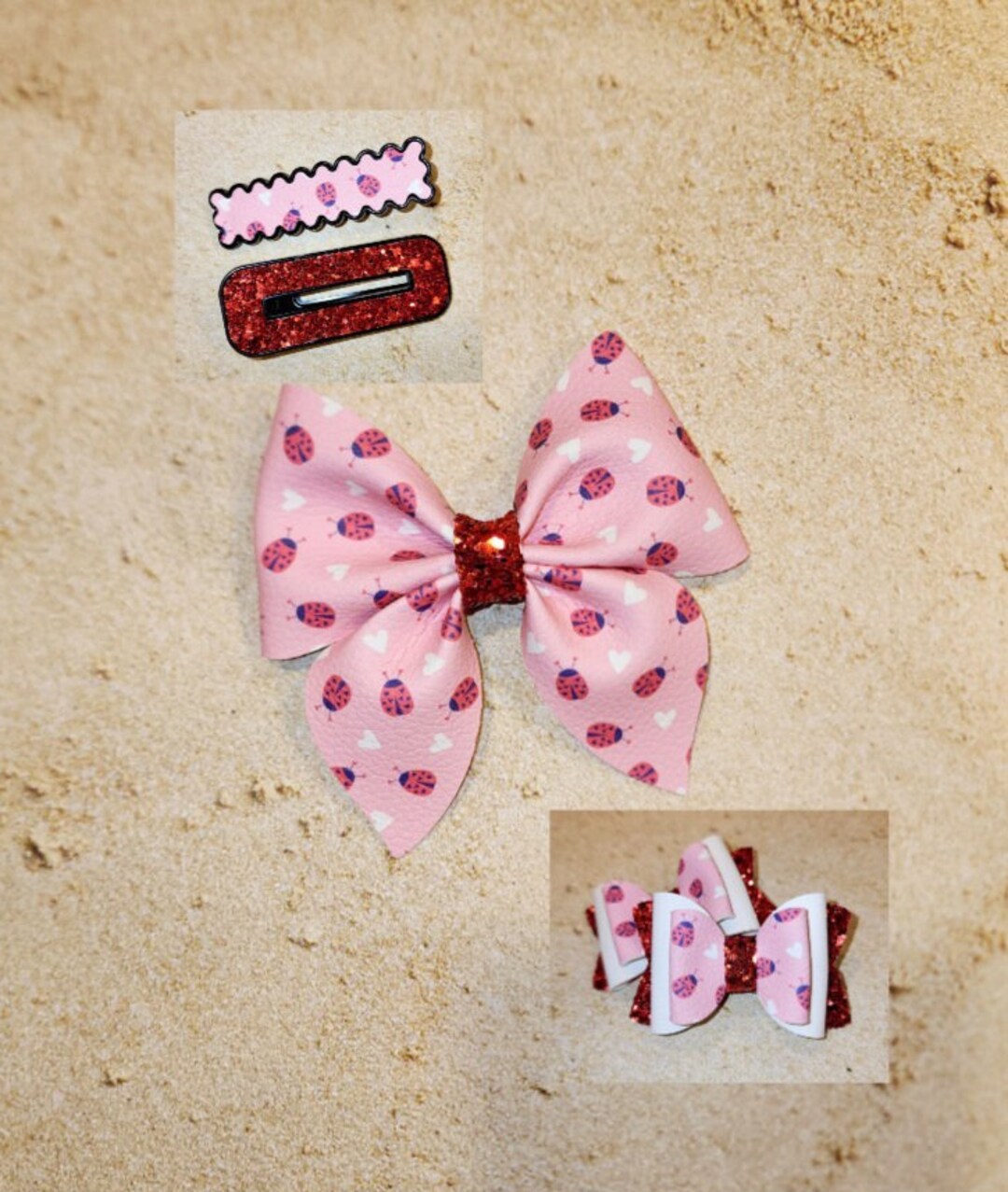Ladybug Hair Bow, Ladybug Birthday Party, Spring Toddler Hair Clip ...
