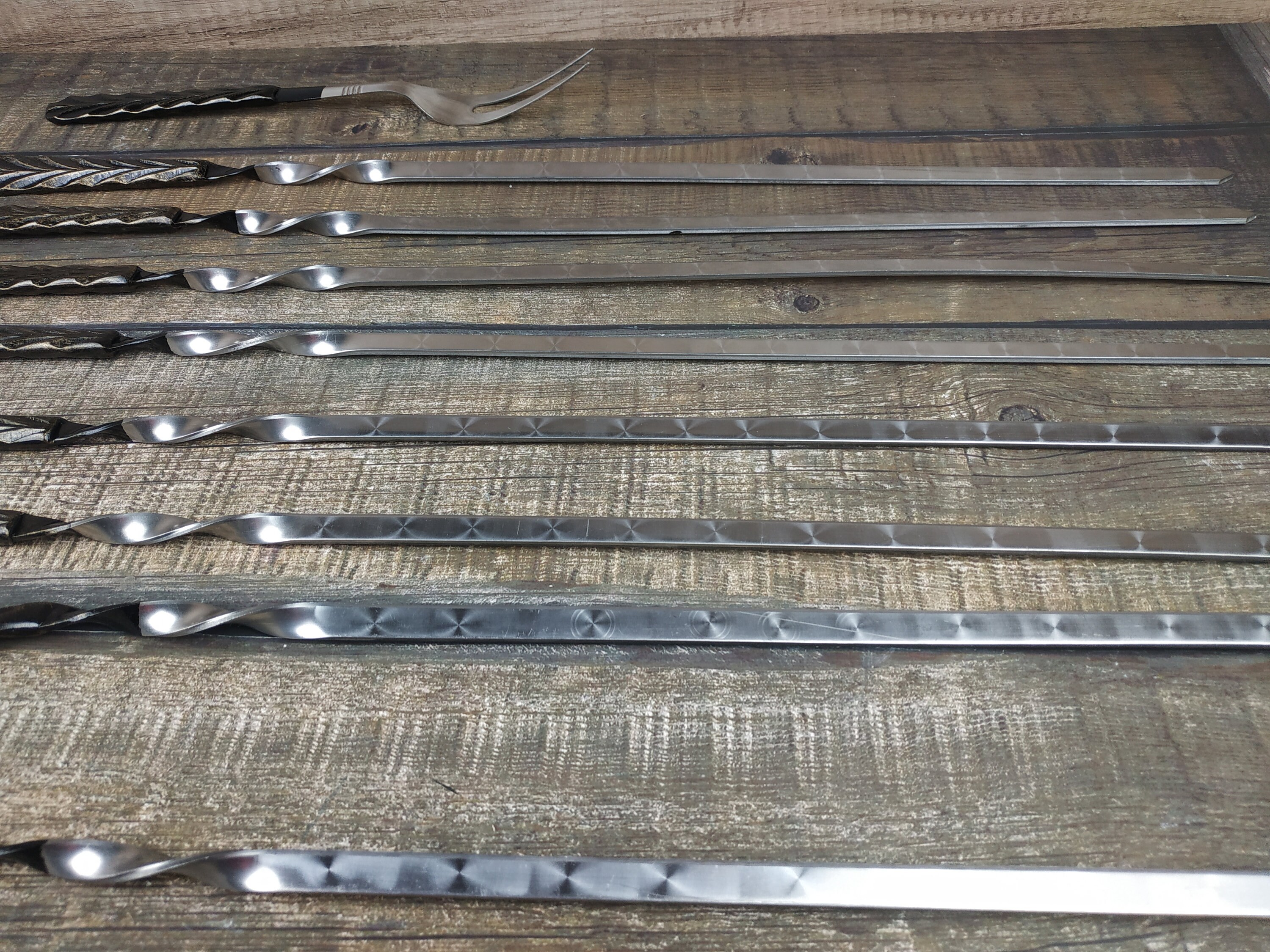 Grilling Set Grill Tools Grilling Gift Hand Forged Grill - Etsy