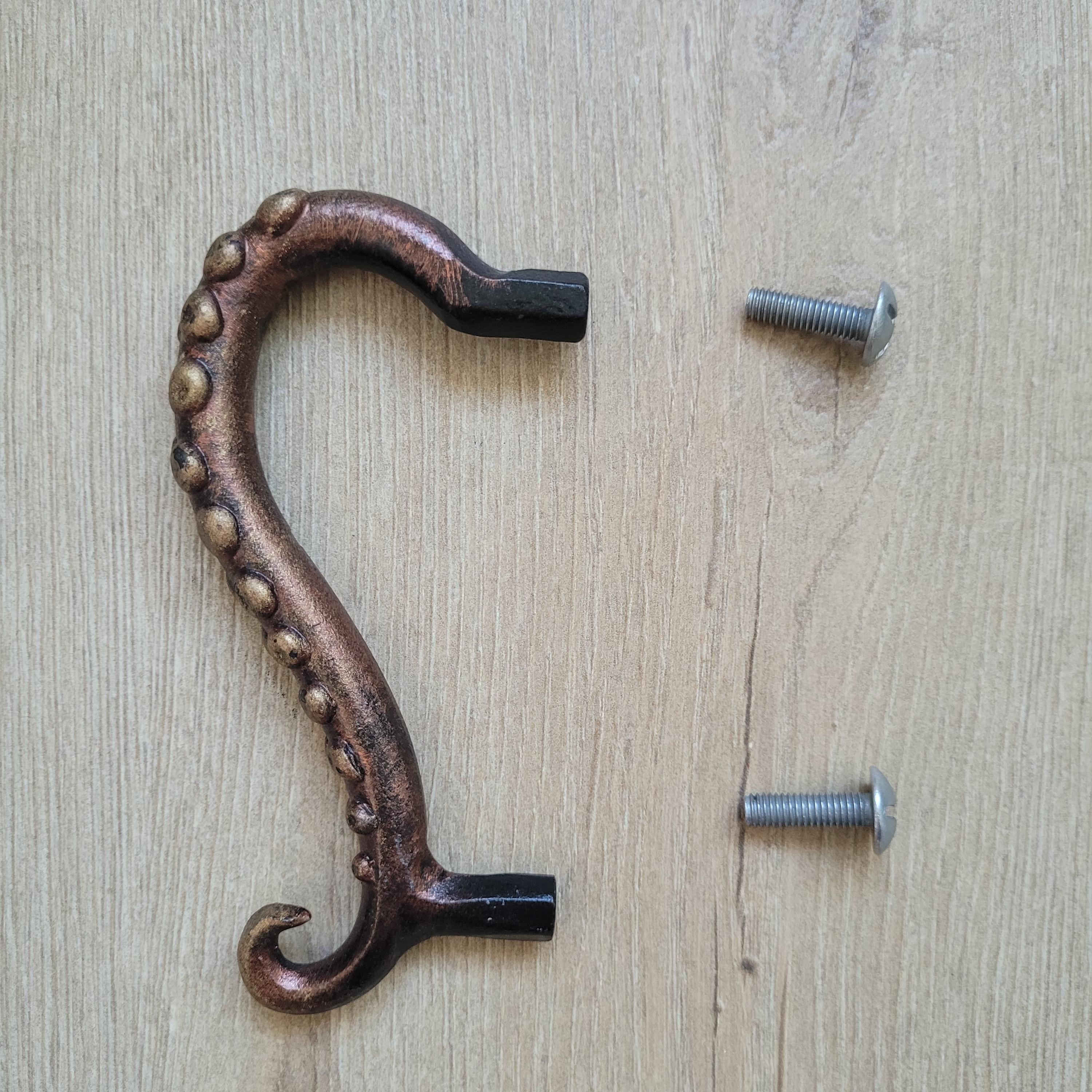 Octopus Tentacle Handle – Nautical Cabinet Pull, Bronze Color Finish - Etsy