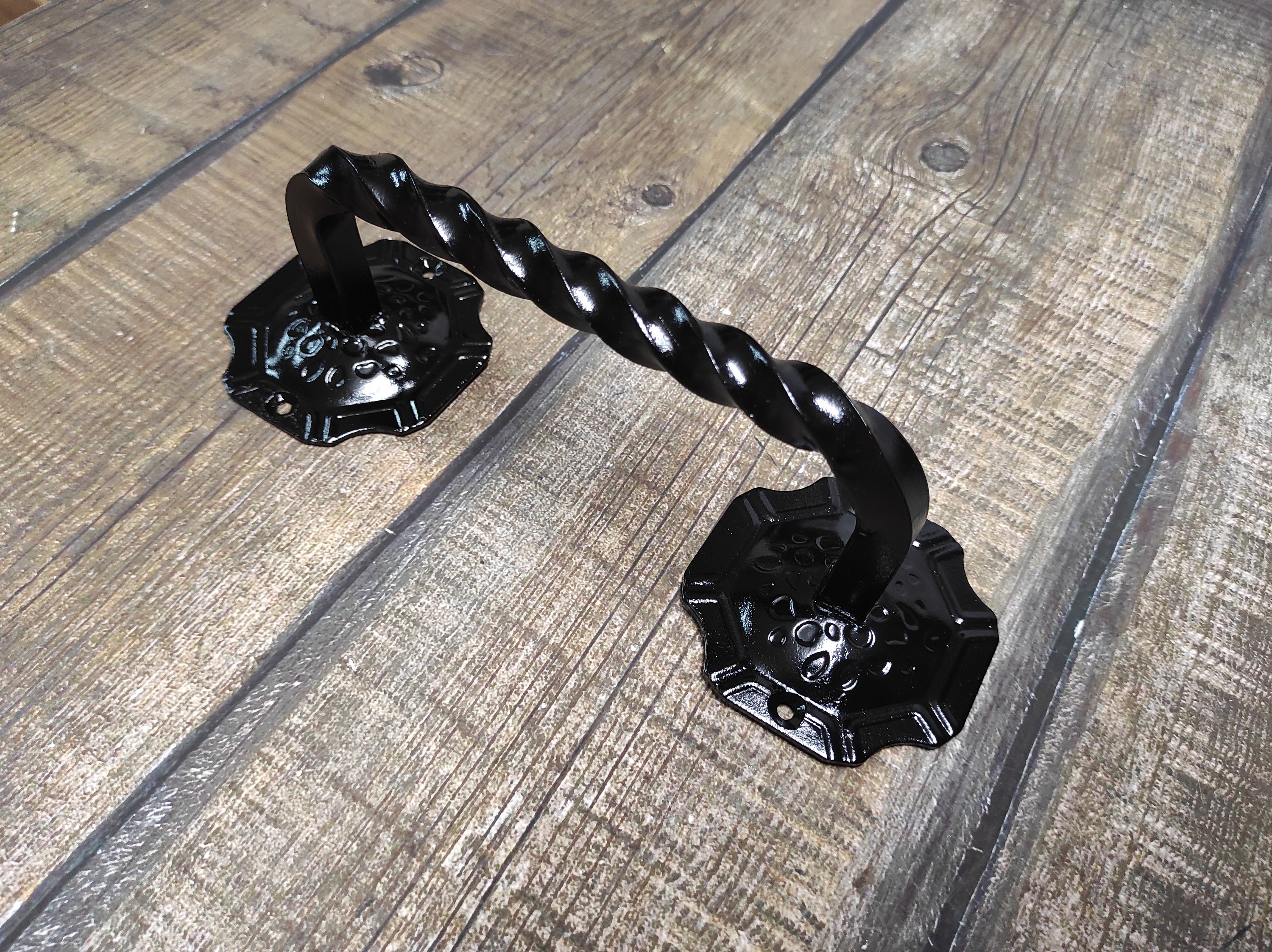 Barn door handles door handles. Rustic medieval hand forged | Etsy