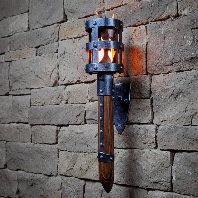Torch Sconce - Etsy