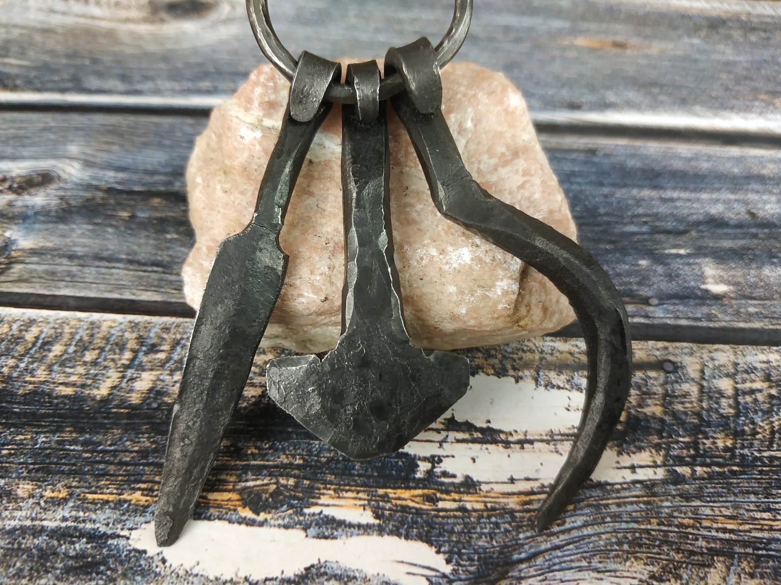 Forged Gifts Handmade Necklace Amulets Handmade Viking | Etsy