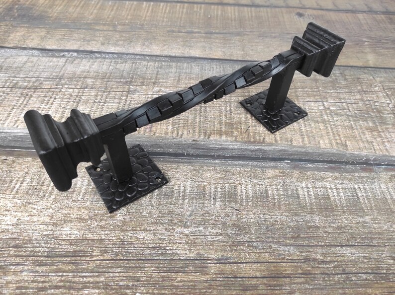 Forged Iron Door Handles Wrought Iron Handle Hand Forged | Etsy