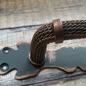 Wrought Iron Handle, Hand Forged Handle, Door Handle, Metal Handle ...