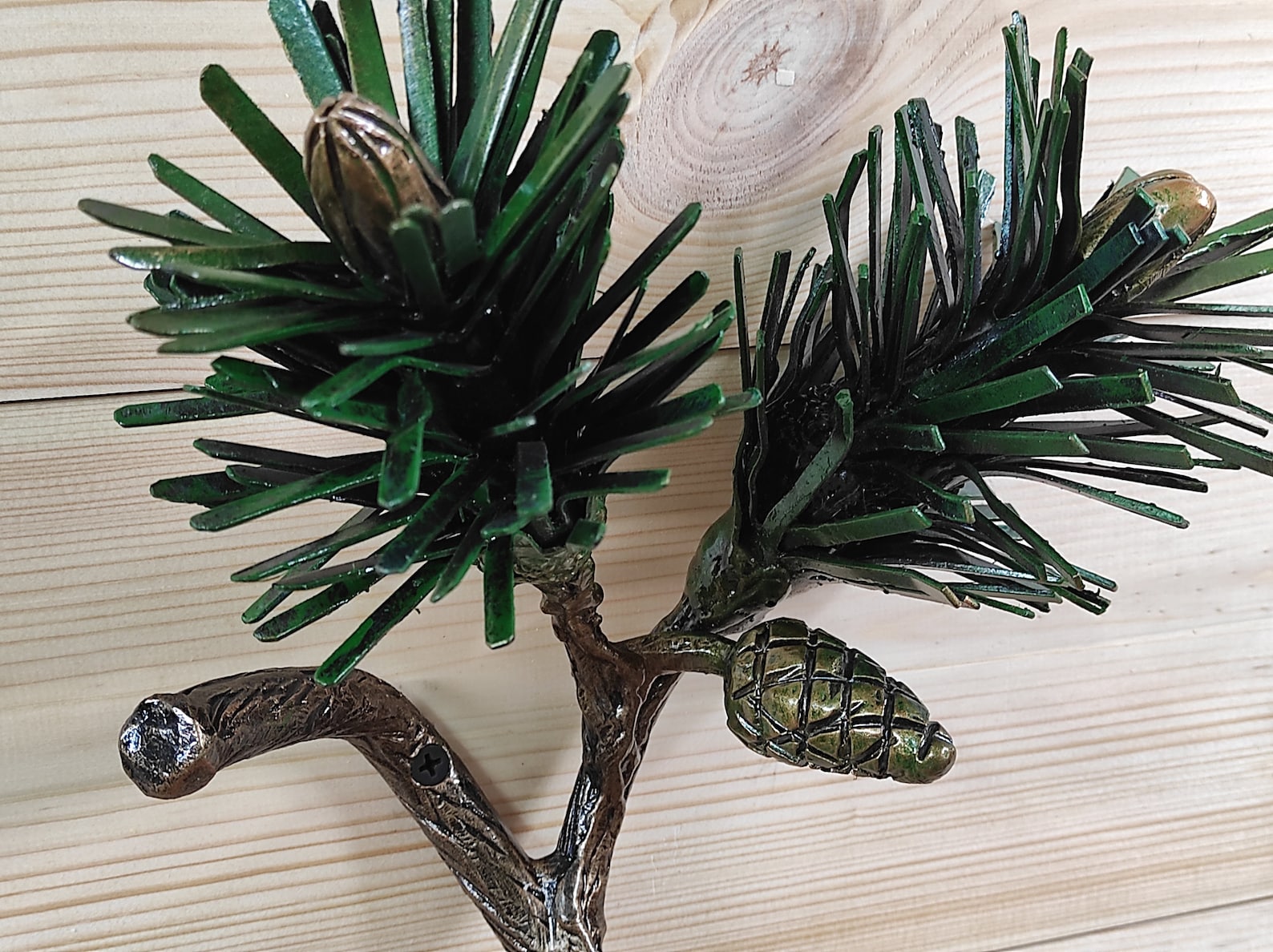 Branch Door Handle Pine Branch Door Handle Metal Handle | Etsy