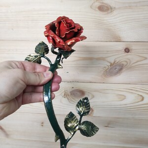 Door Handle, Metal Handle, Rose, Flower Door Handle - Etsy