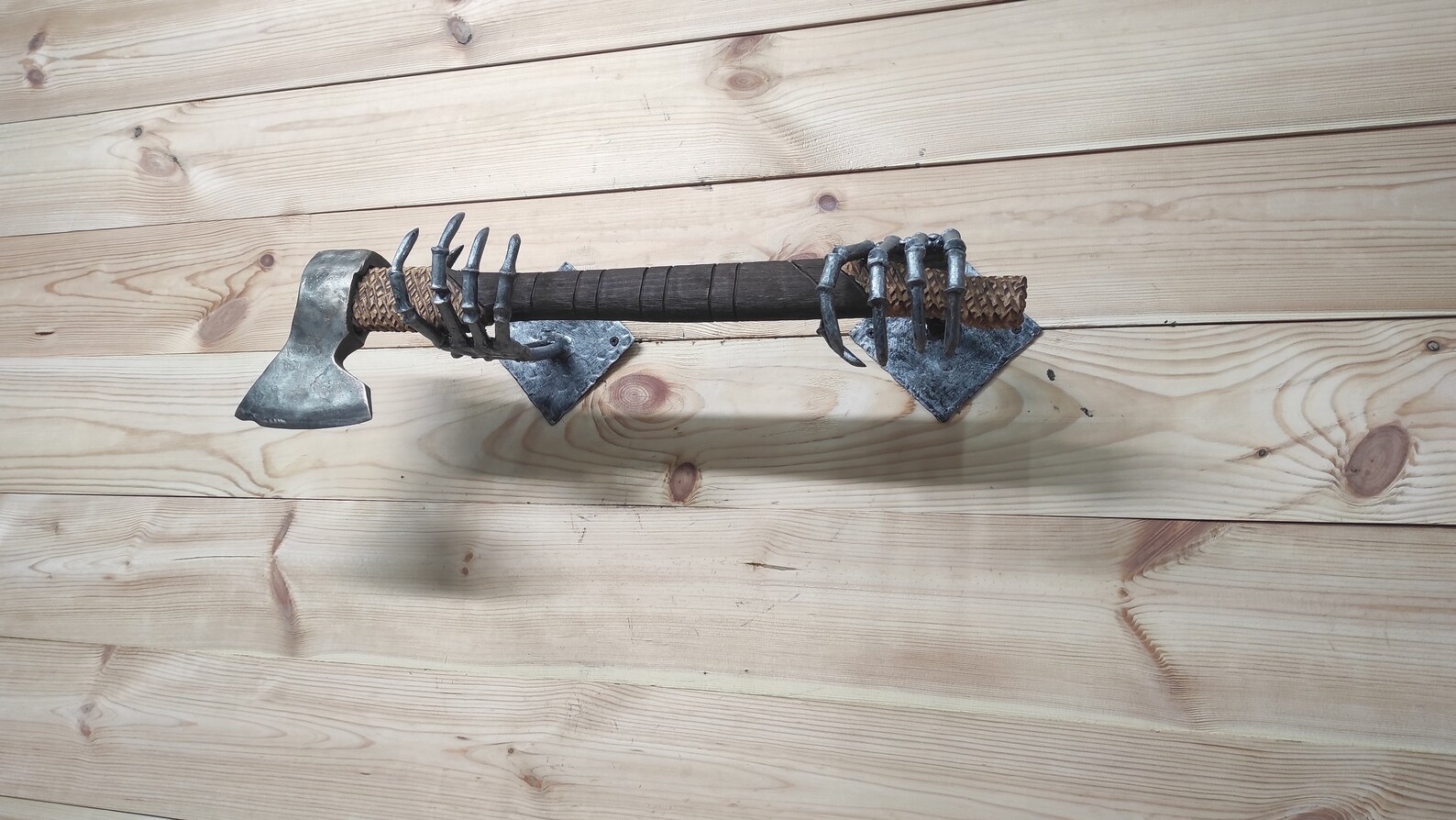 Axe Wall Holderskeleton Hands Axe Stand Axe Holder - Etsy