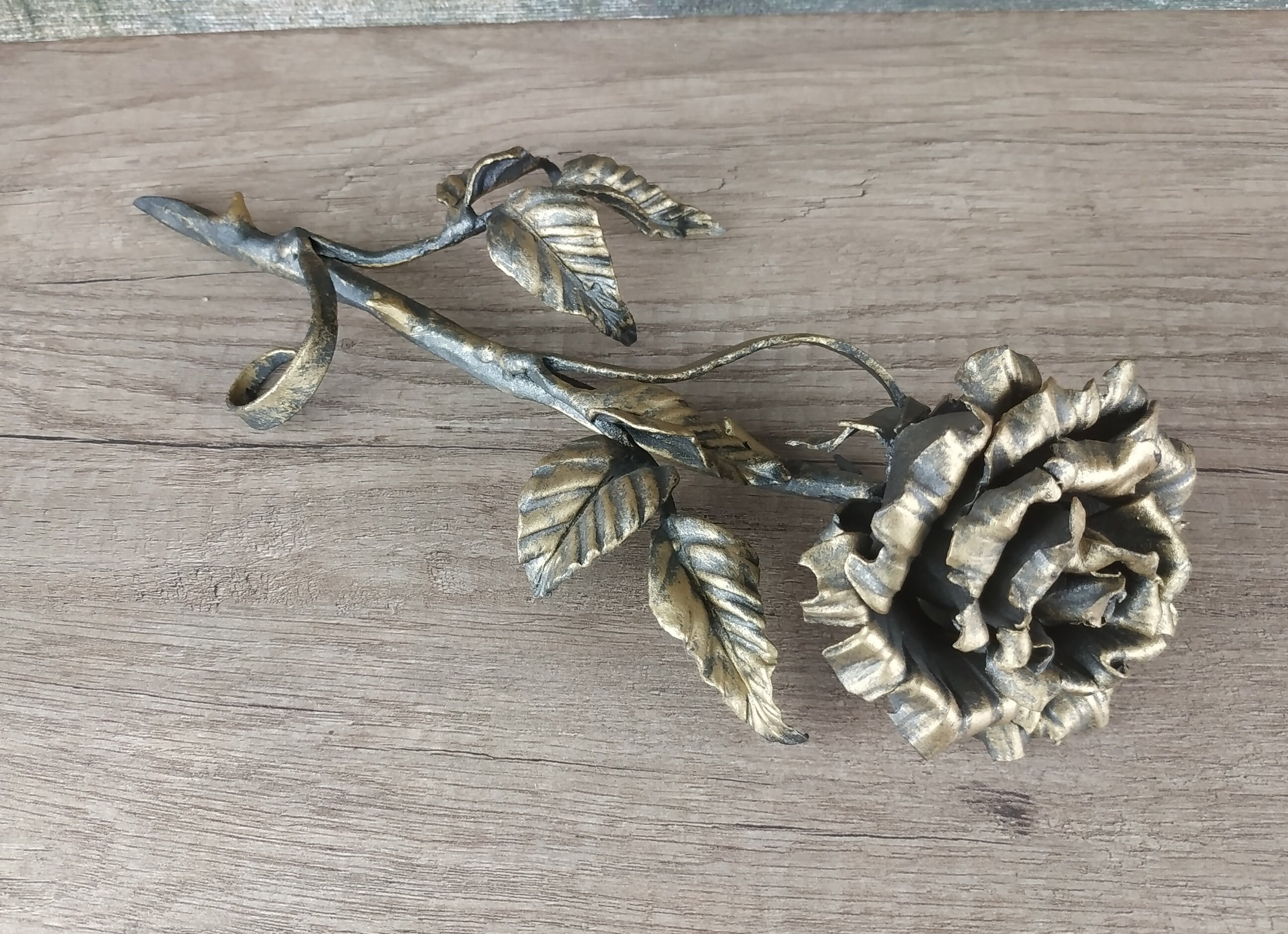 Forged Rose Forged Flower Iron Rose Handmade Rose Iron - Etsy