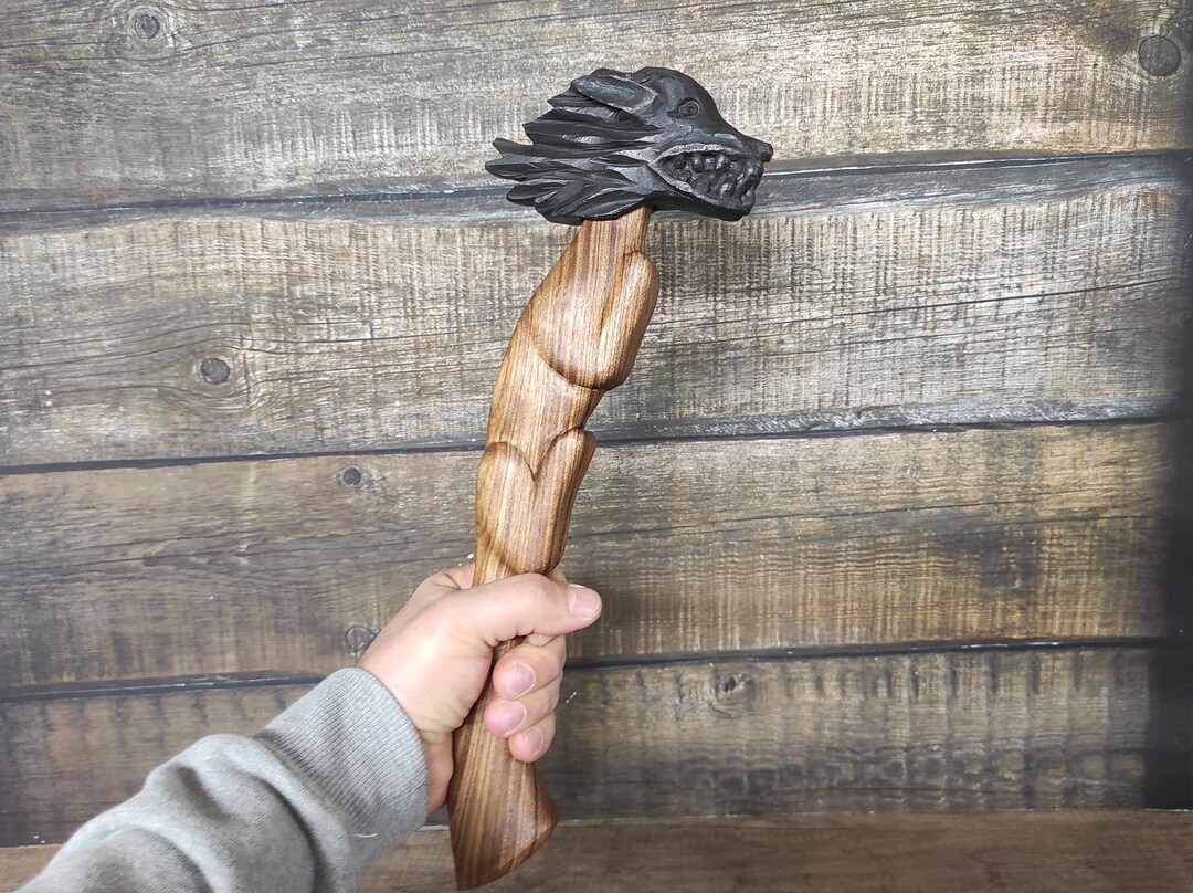 Handmade Hammer, Gift Hammer, Decorative Hammer, Metal Hammer, Wolf ...