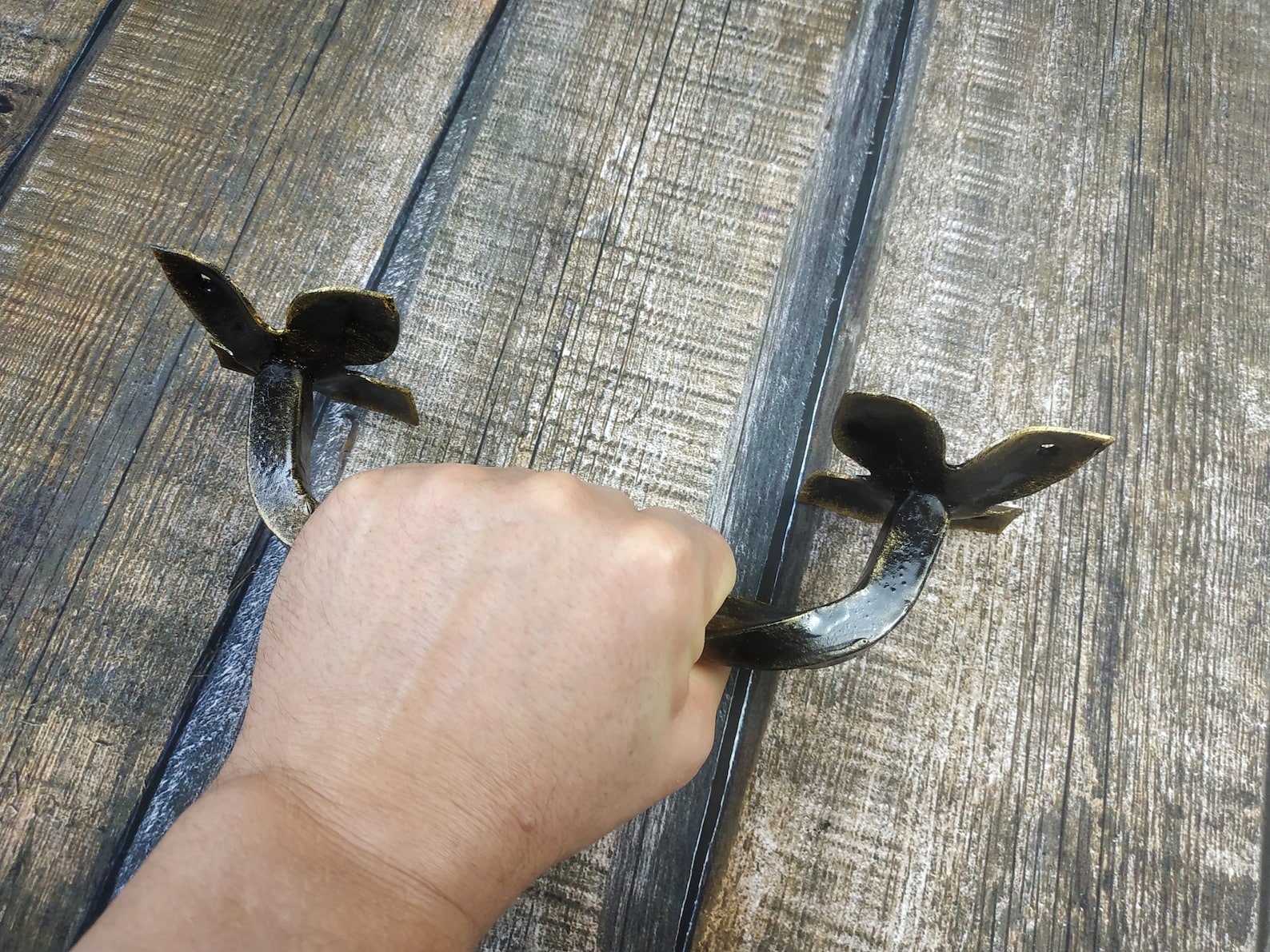 Metal Forged Handle Metal Handle Hand Forged Handle Door - Etsy