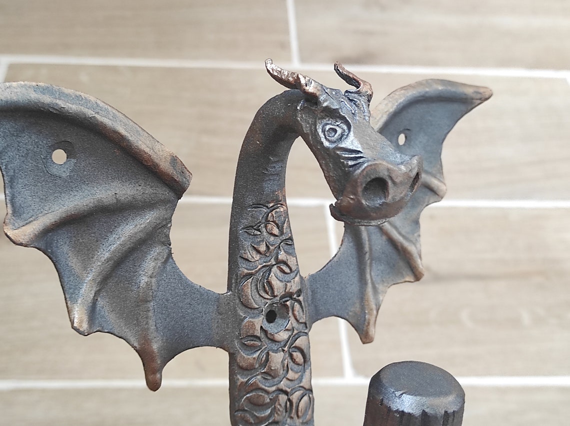 Dragon Door Handle in Antique Medieval Style - Etsy