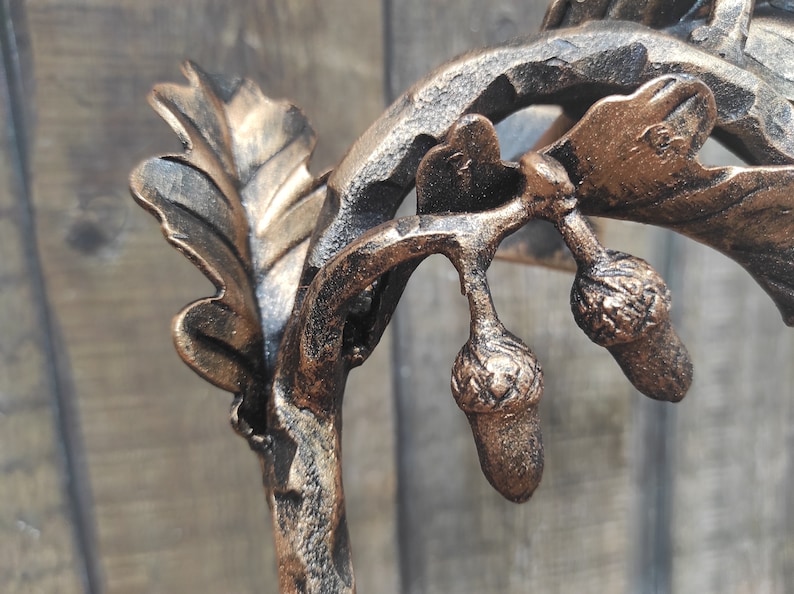 Door Handle Wrought Iron Handle Hand Forged Handle Front - Etsy