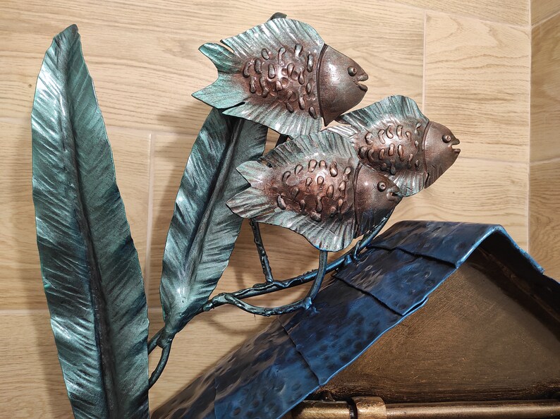 Wall Mount Mailbox Mailbox Custom Mailbox Fish Mailbox | Etsy