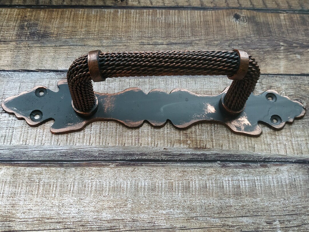 Wrought Iron Handle, Hand Forged Handle, Door Handle, Metal Handle ...