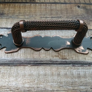 Wrought Iron Handle, Hand Forged Handle, Door Handle, Metal Handle ...