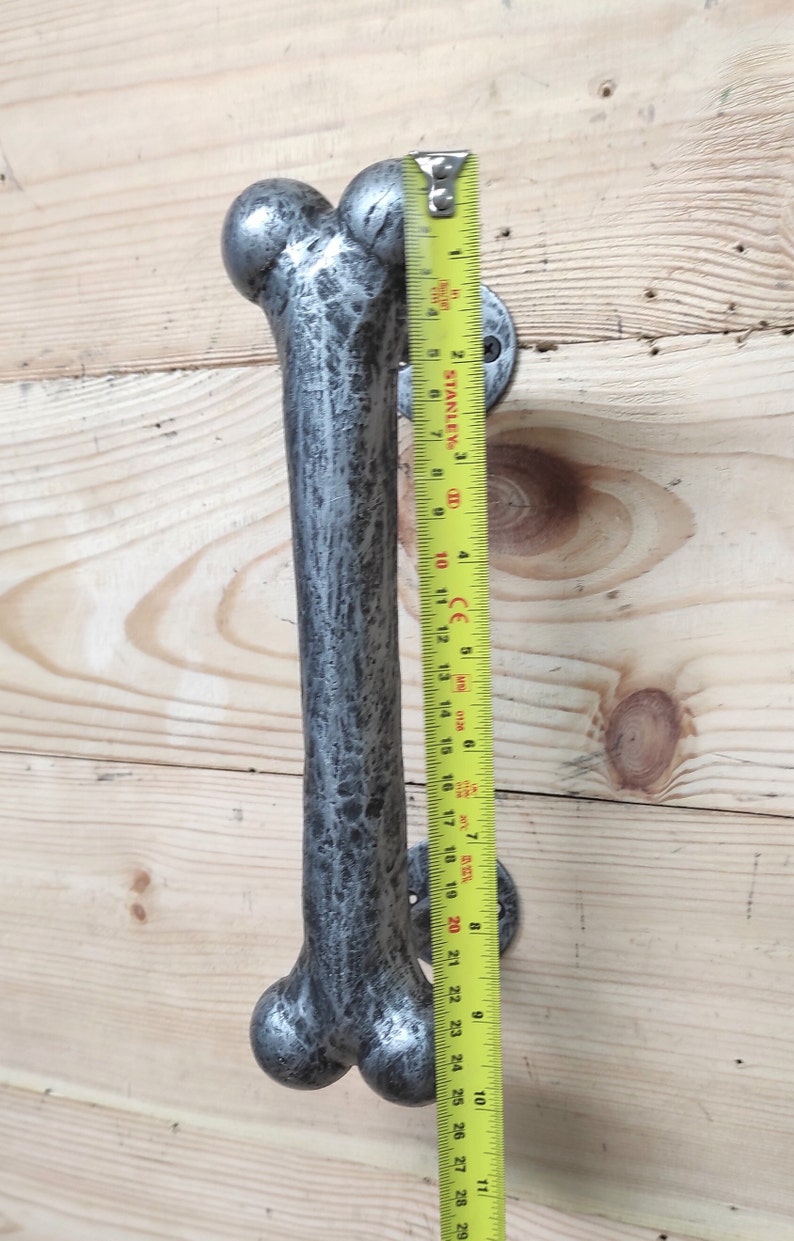 Hand Forged Dog Bone Door Handle: Metal Barn Door Hardware - Etsy