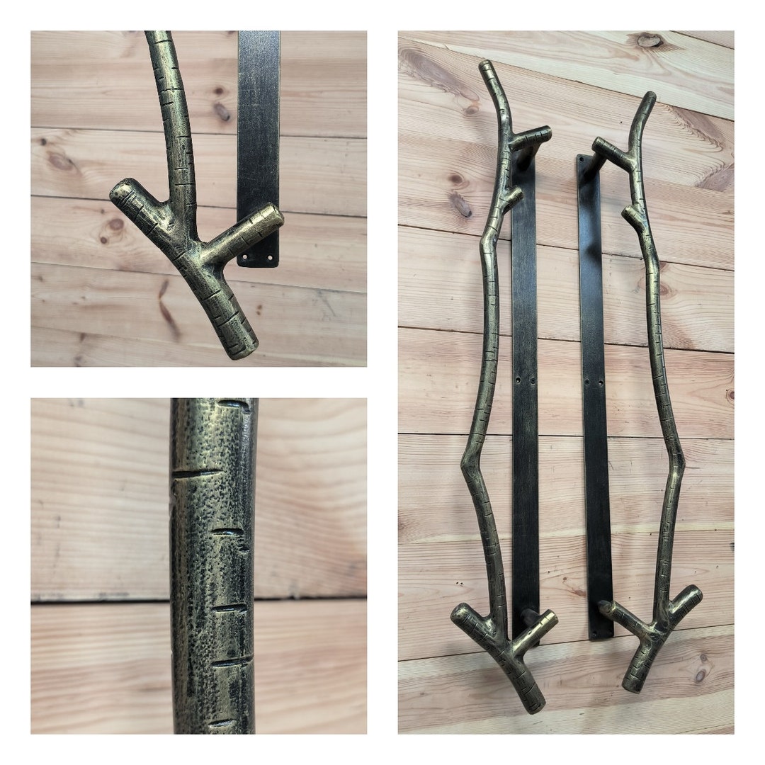 Large Handles Branch Door Handles Front Door Handles Tree - Etsy