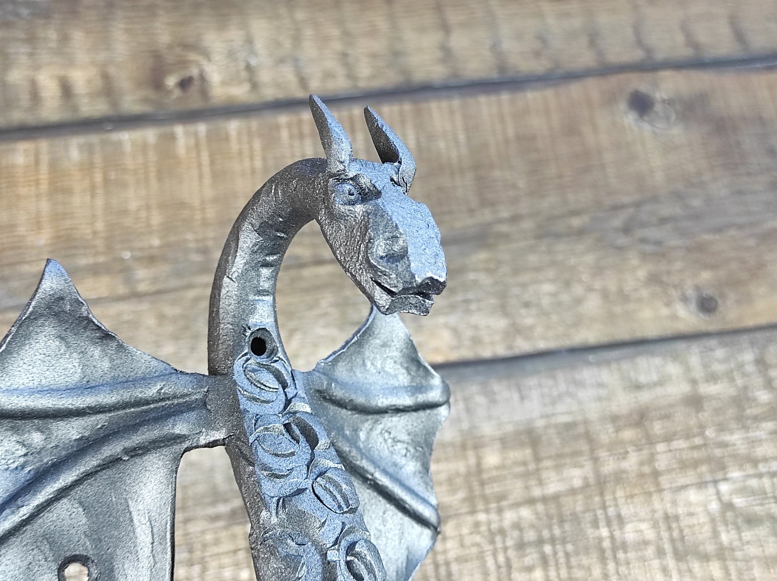 Door Handle, Dragon Door Handle, Metal Handle, Hand Forged Handle, Barn ...