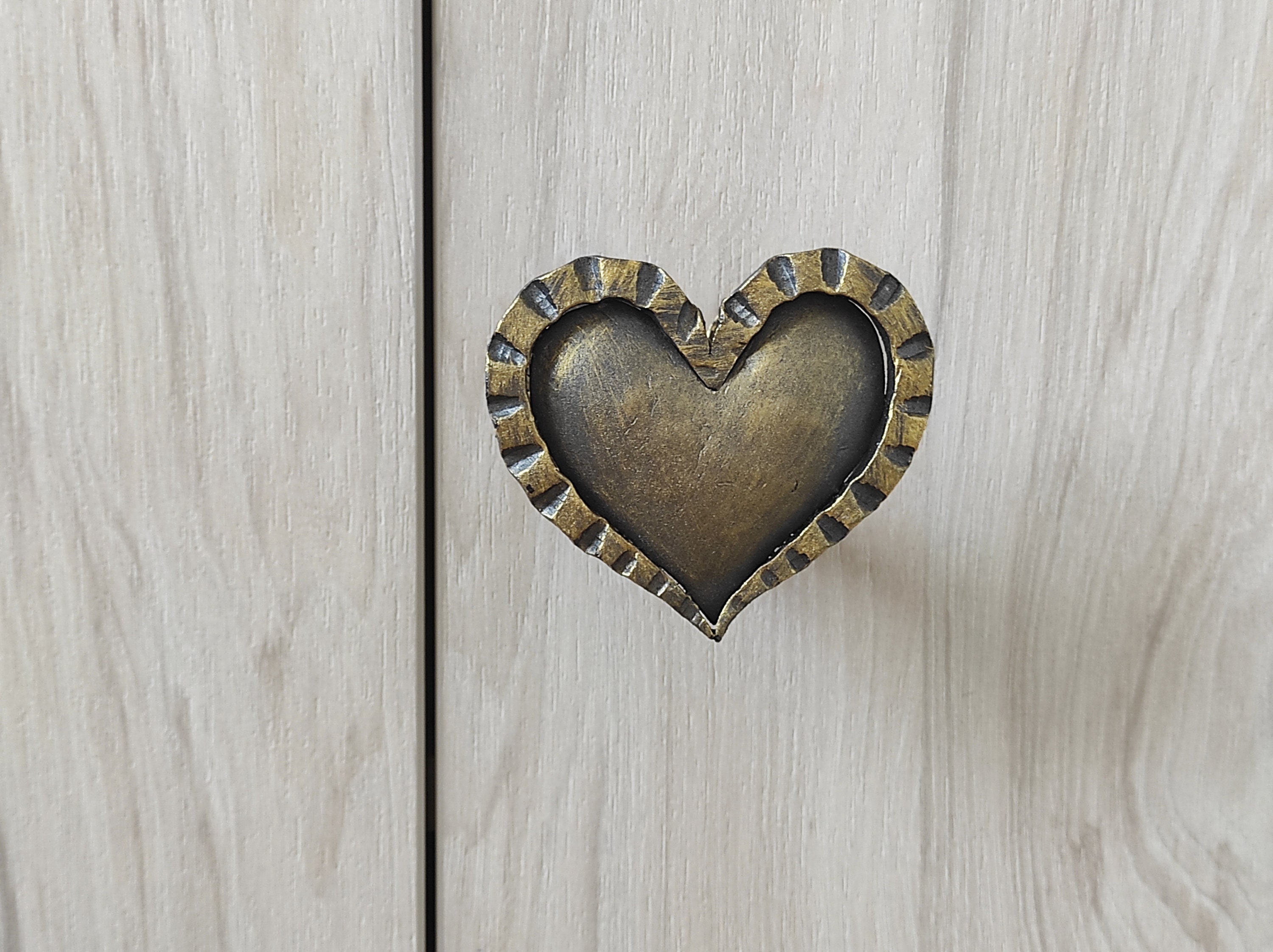 Heart door handle. Barn door handle | Etsy