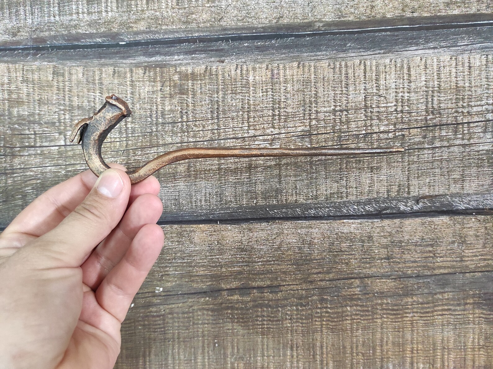 Hairpin dragon hairpin for hair. Metal hairpin forged | Etsy