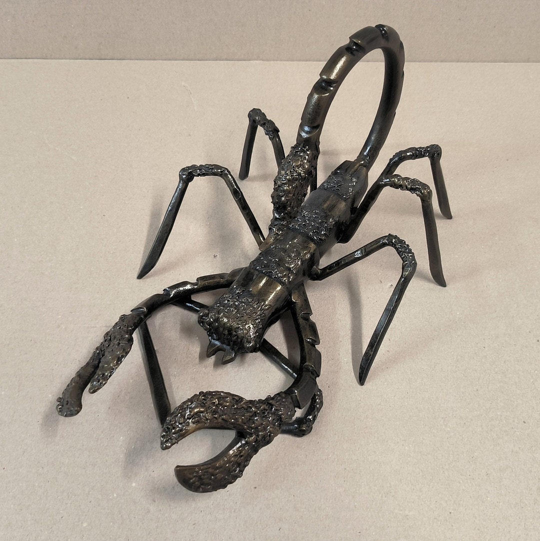 Metal Scorpion, Scorpion Statuette, Home Decor - Etsy