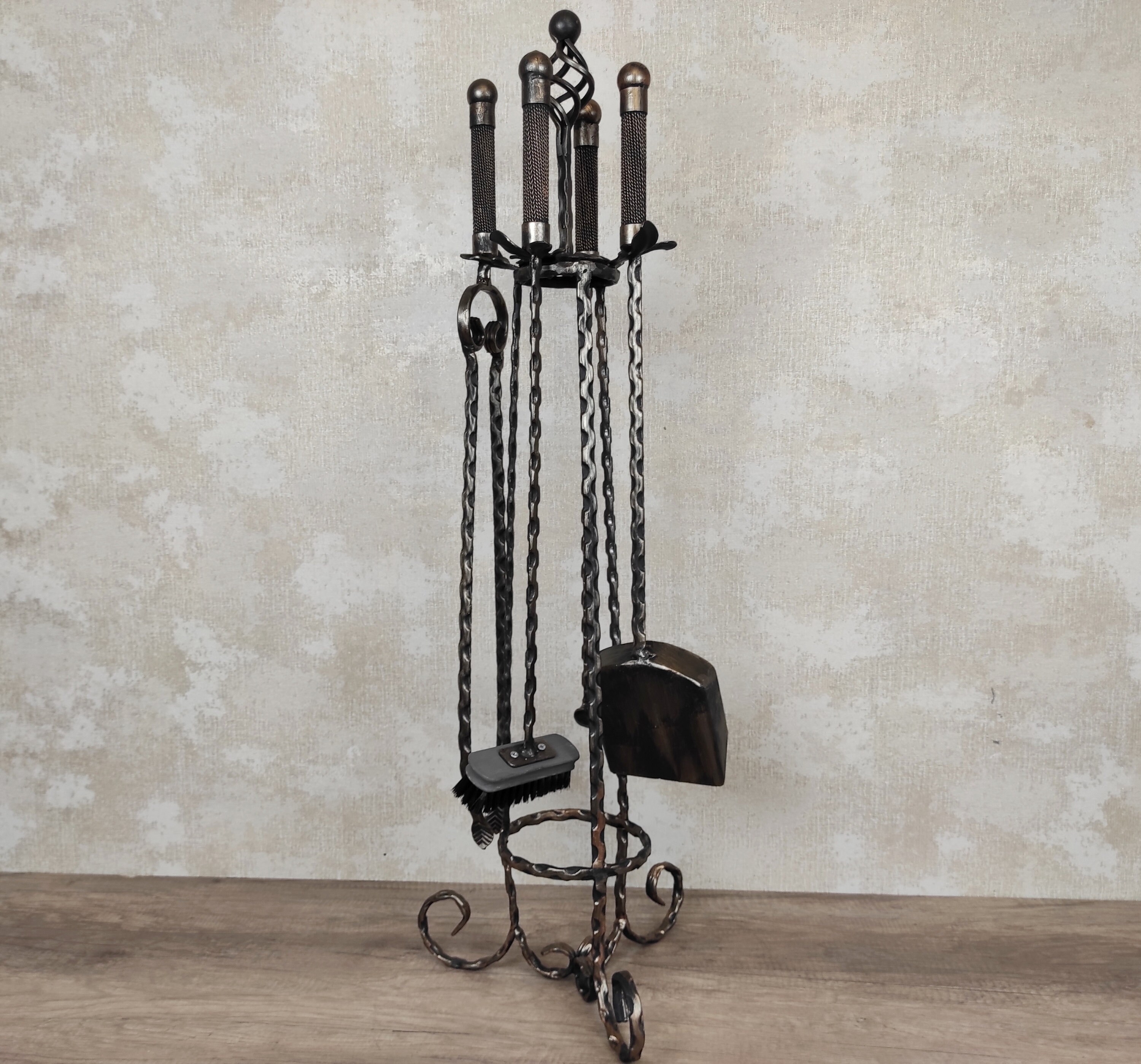 Forged Fireplace Tools Set Fireplace Poker Fireplace Tongs - Etsy