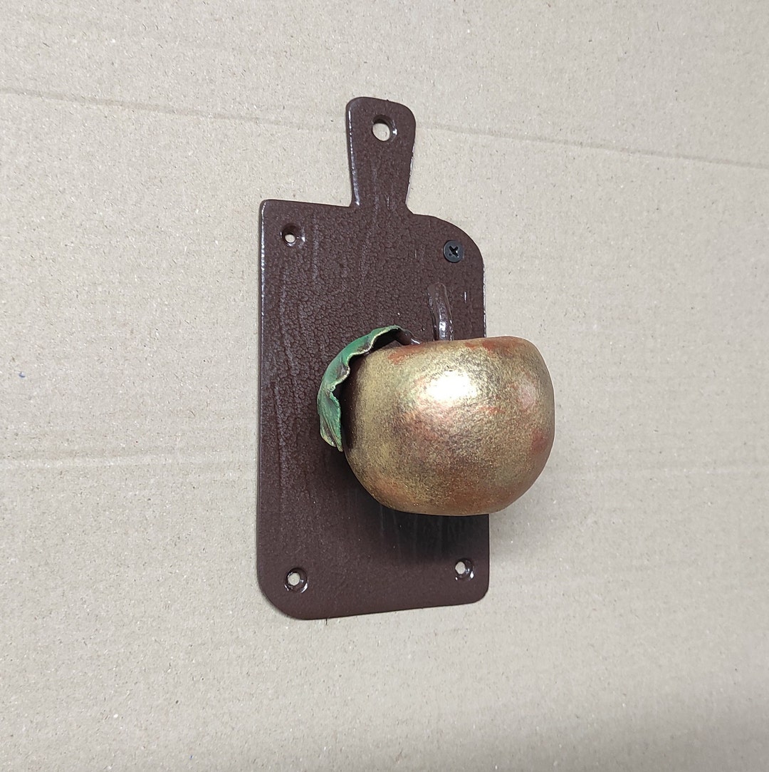 Fruit Knob Kitchen, Apple Door Handle, Unusual Door Decor, Iron Door ...