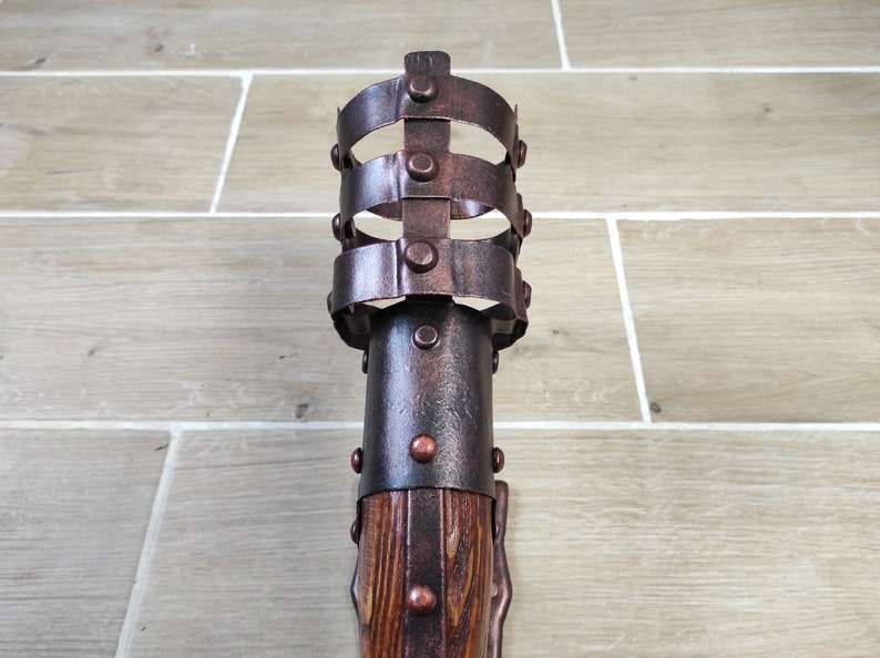 Medieval Torch Wrought Iron Sconce | Etsy