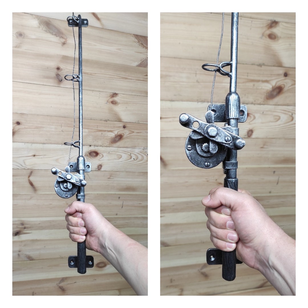 Fishing Rod Door Handle, Unique Handcrafted Door Handle, Unusual Door ...
