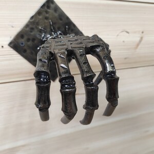 Door Handle, Skeleton Hand, Metal Door Pull, Original Door Handle ...