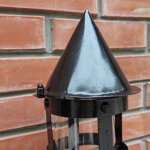 Wall Sconce Torch With a Wooden Handle in Medieval, Viking Style, Wall ...