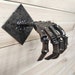 Door Handle Skeleton Hand Metal Door Pull Original Door - Etsy