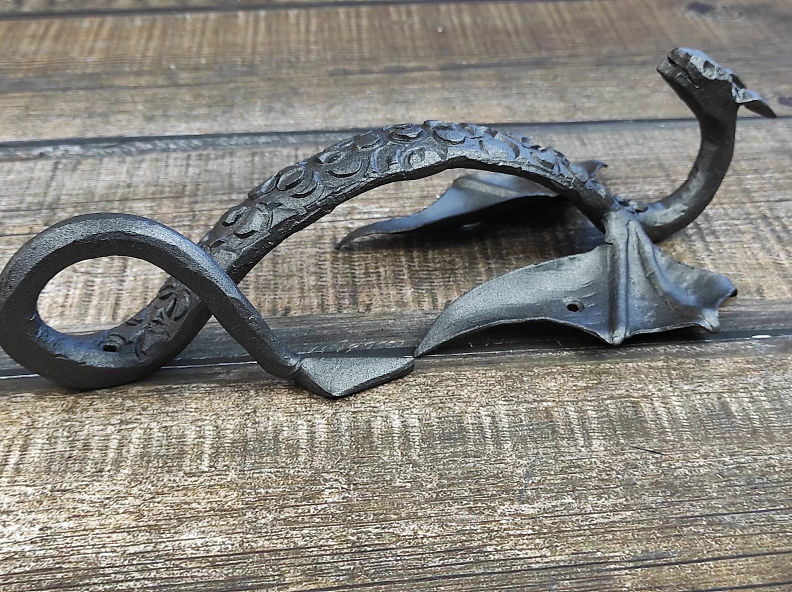 Door Handle, Dragon Door Handle, Metal Handle, Hand Forged Handle, Barn ...