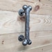 Hand Forged Dog Bone Door Handle: Metal Barn Door Hardware - Etsy