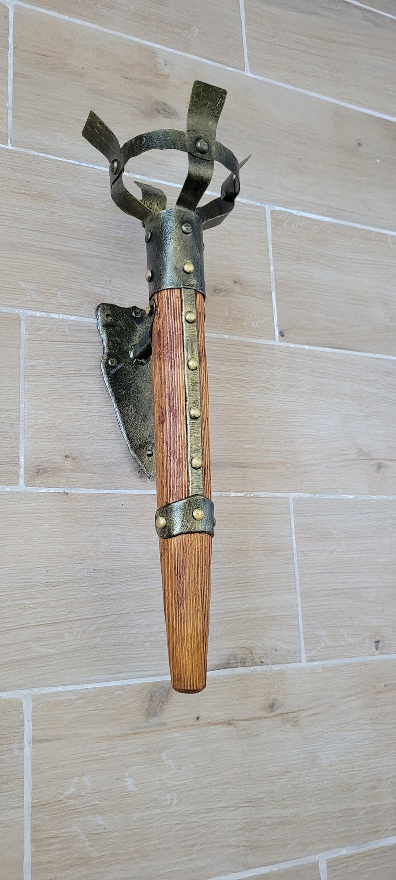 Medieval Sconce Torch Wall Light Wall Lantern Viking Sconce - Etsy