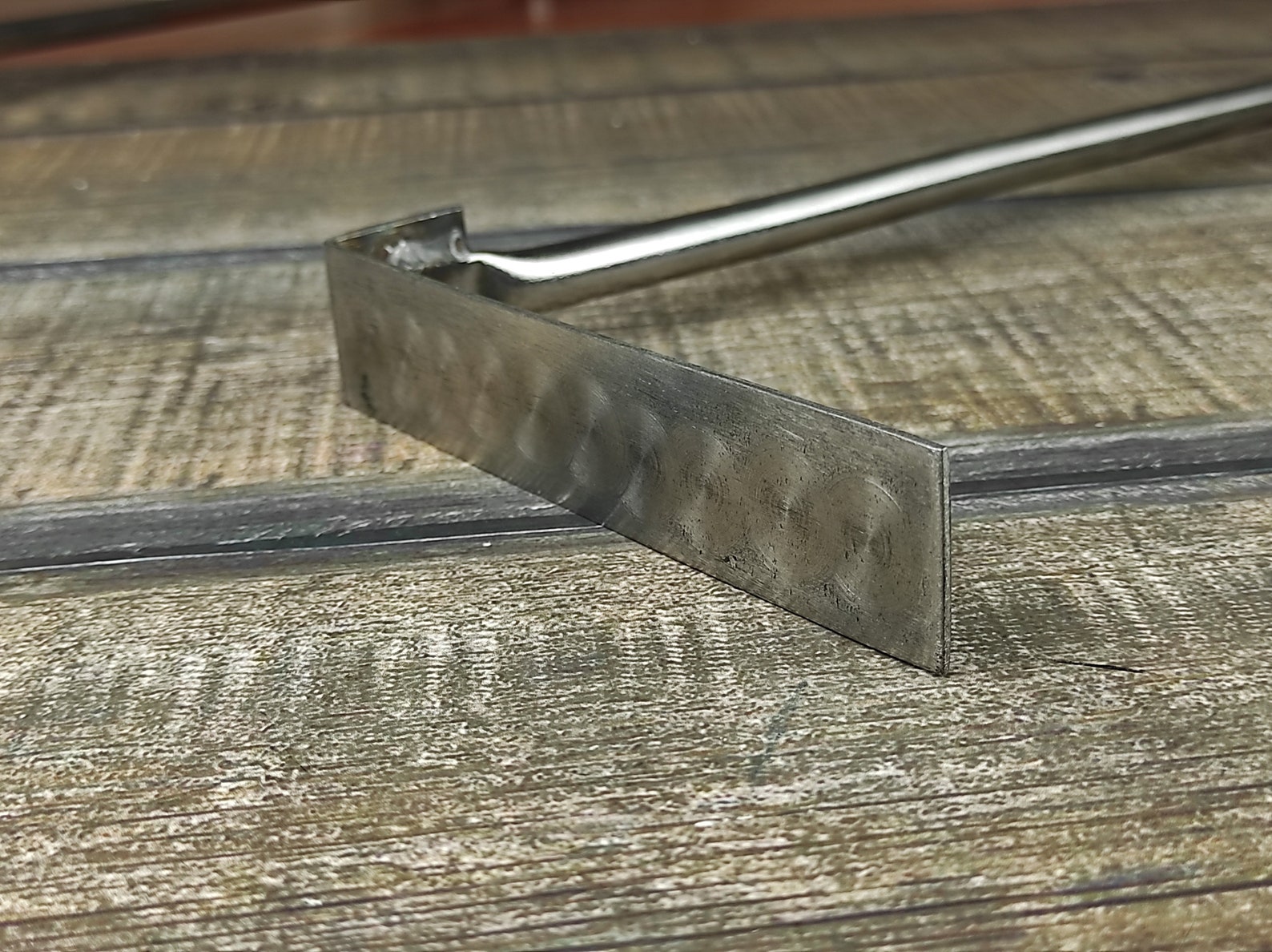 Forged Fireplace Tools Set Stainless Steel 2 Pieces | Etsy