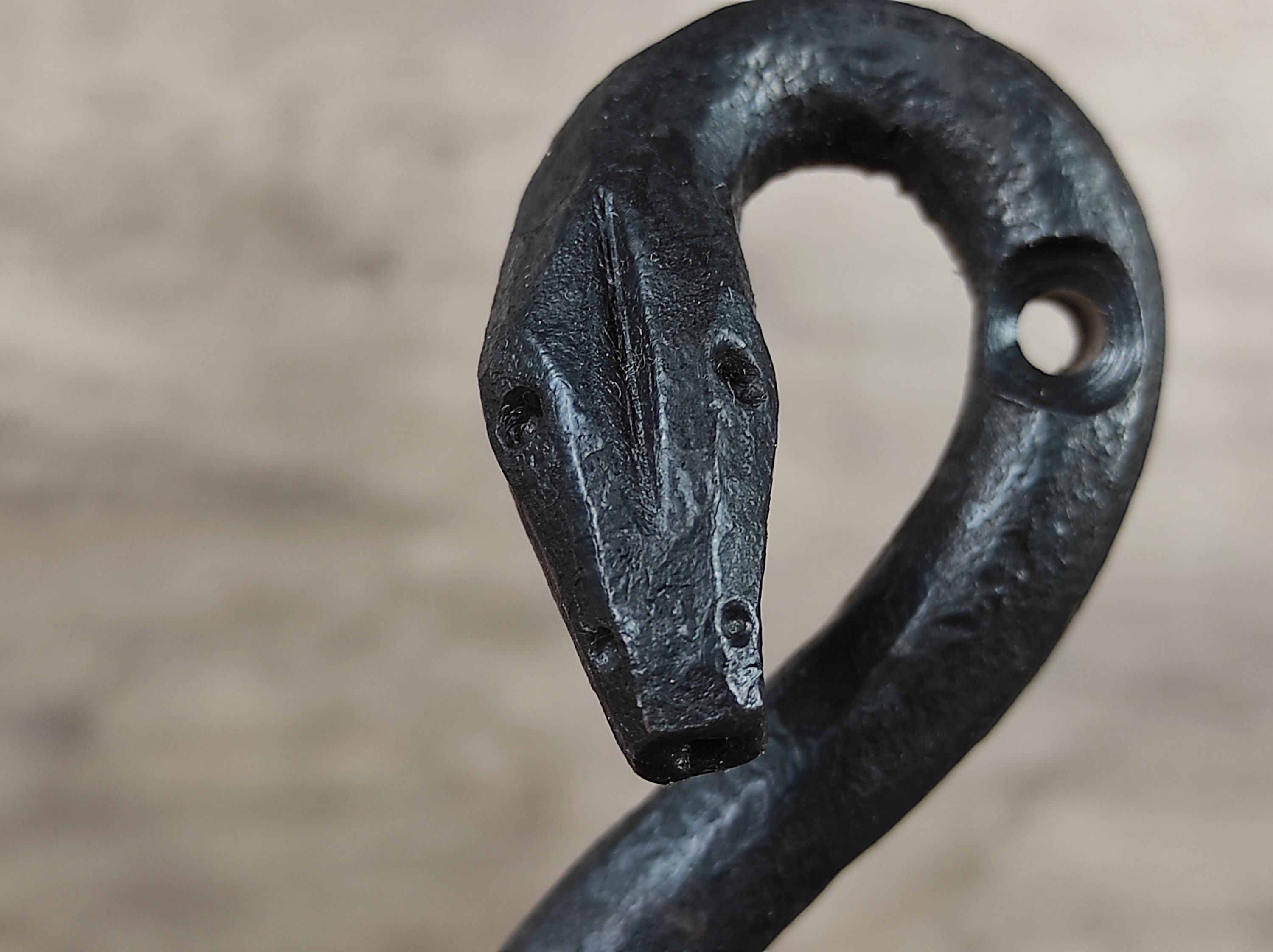 Snake-shaped Wall Hook. Iron Hook Metal Hook for Home Iron | Etsy