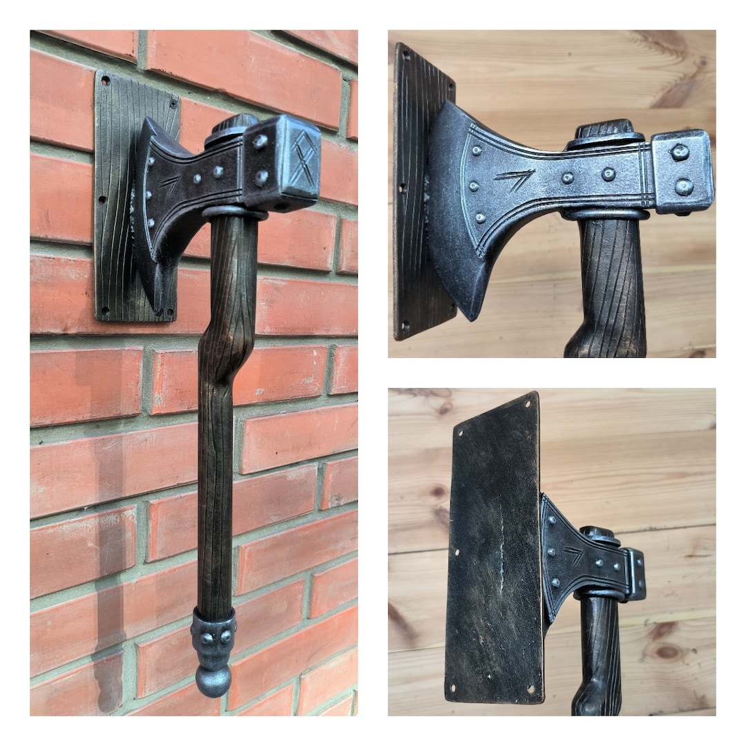 Door Handle Axe Metal Door Pull Barn Door Handle - Etsy
