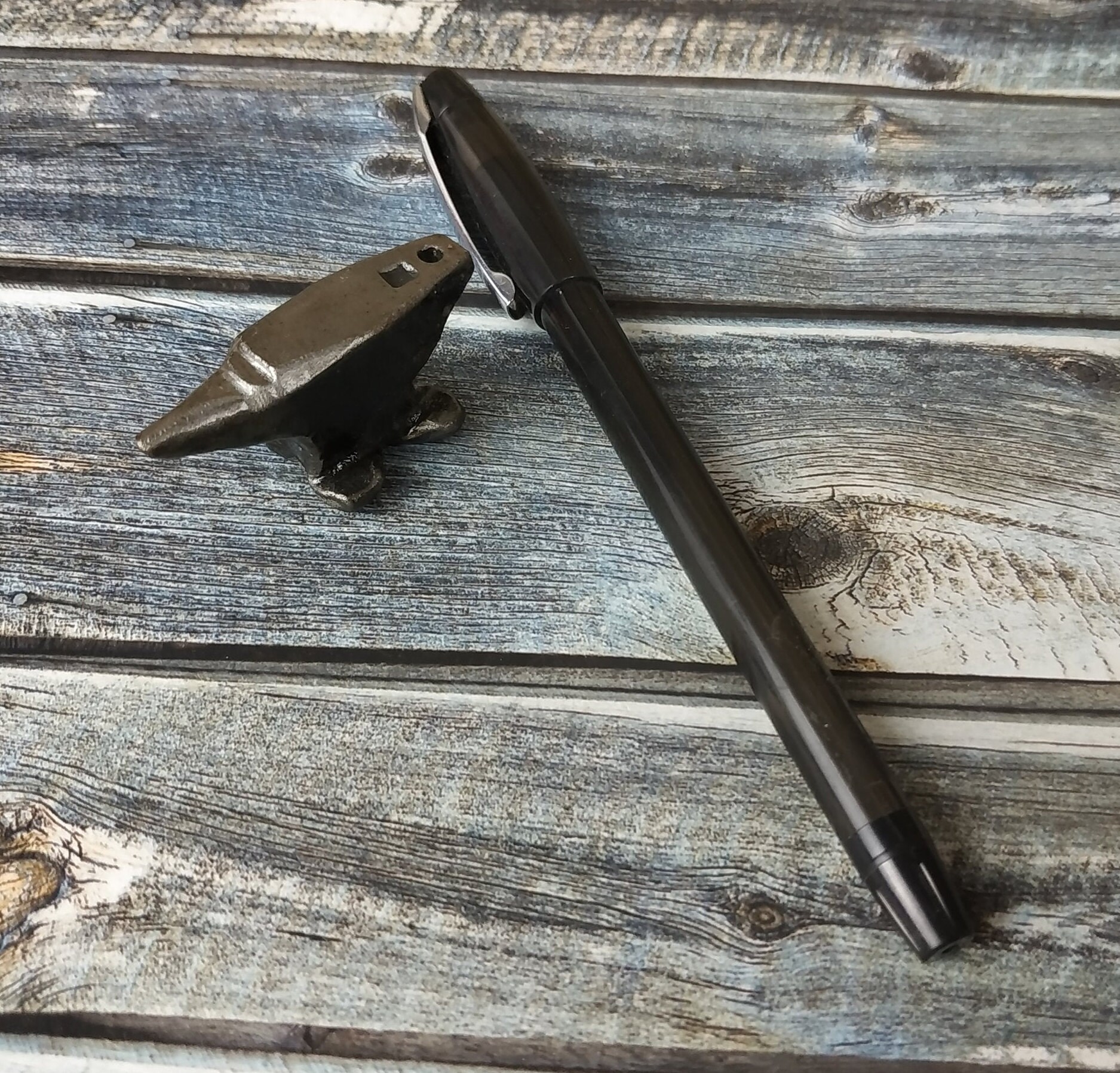 Handmade Forged Iron Anvil Amulet - Viking Necklace - Etsy