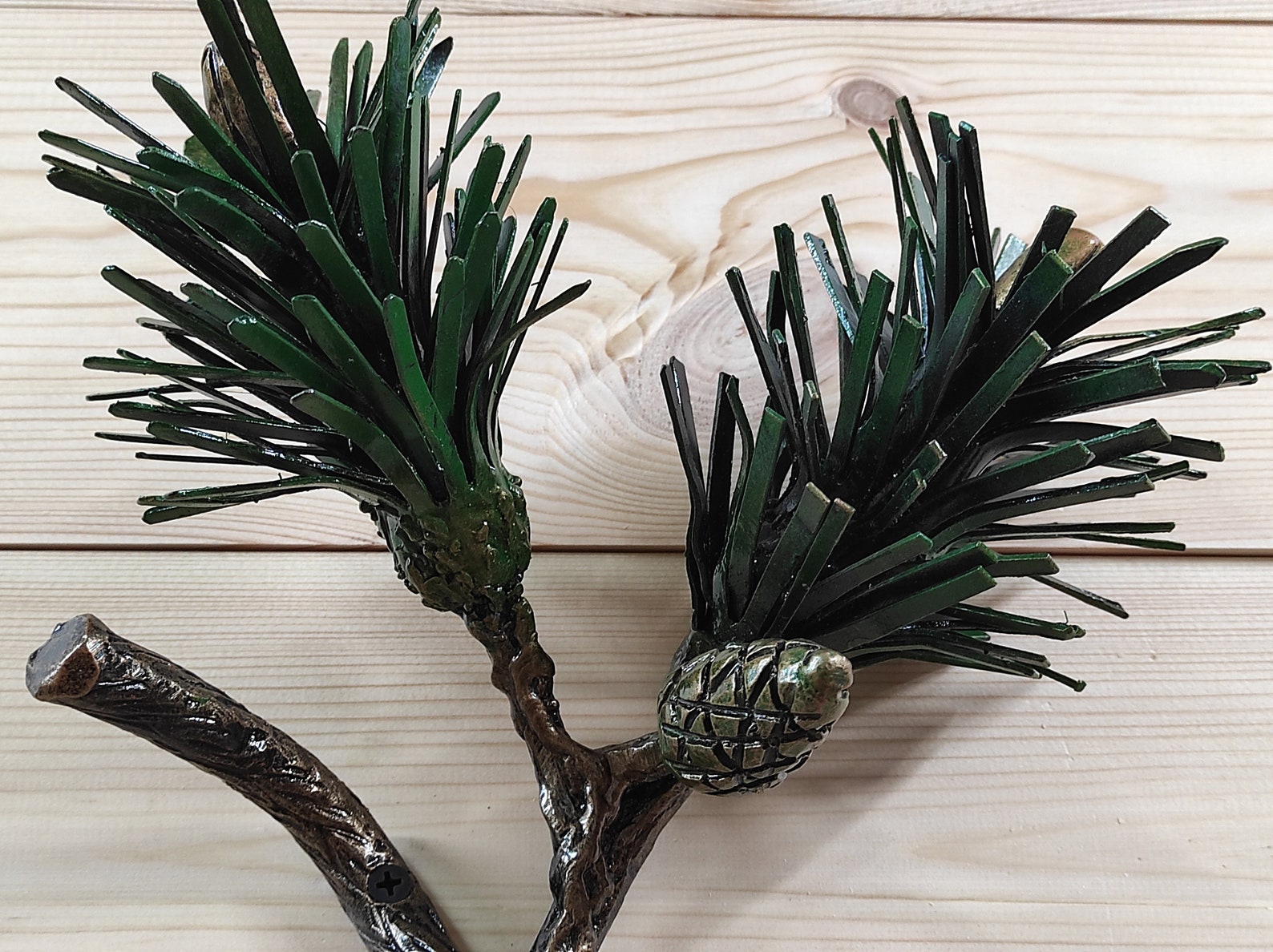 Branch Door Handle Pine Branch Door Handle Metal Handle | Etsy