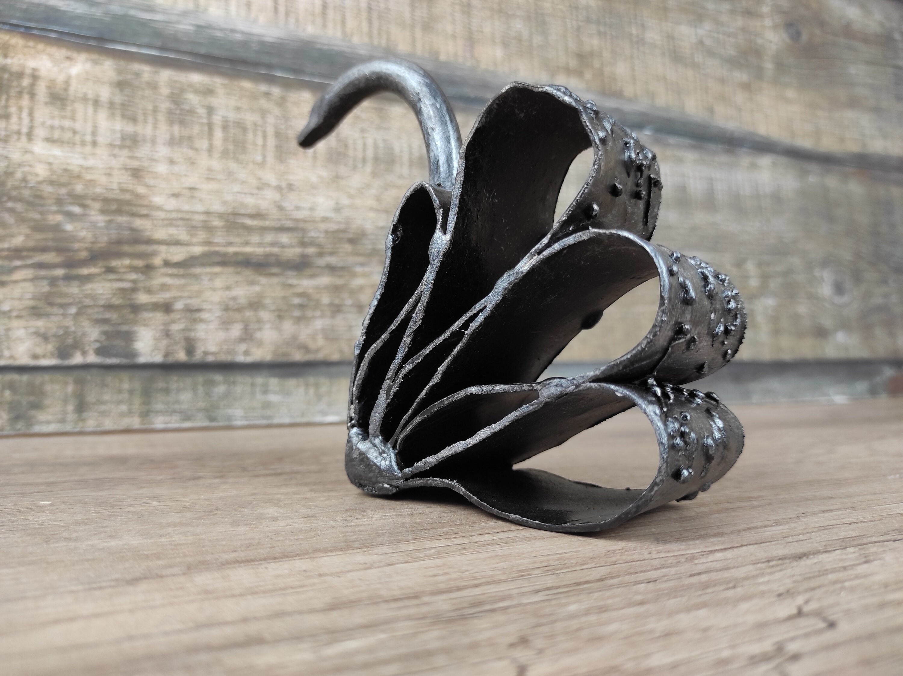 Sculpture Swan Metal Swan Metal Animal Forged Swan Iron - Etsy