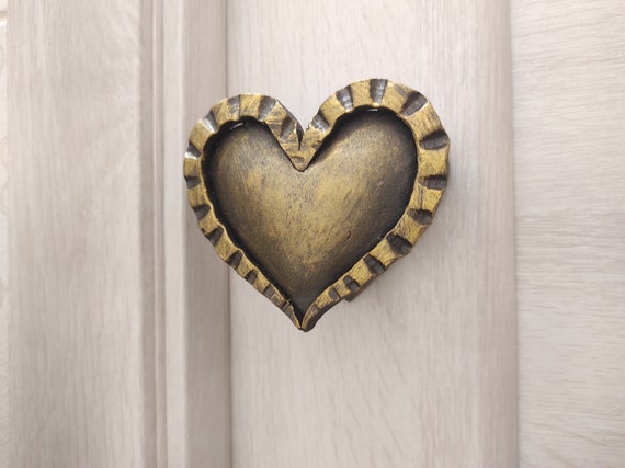 Heart door handle. Barn door handle | Etsy