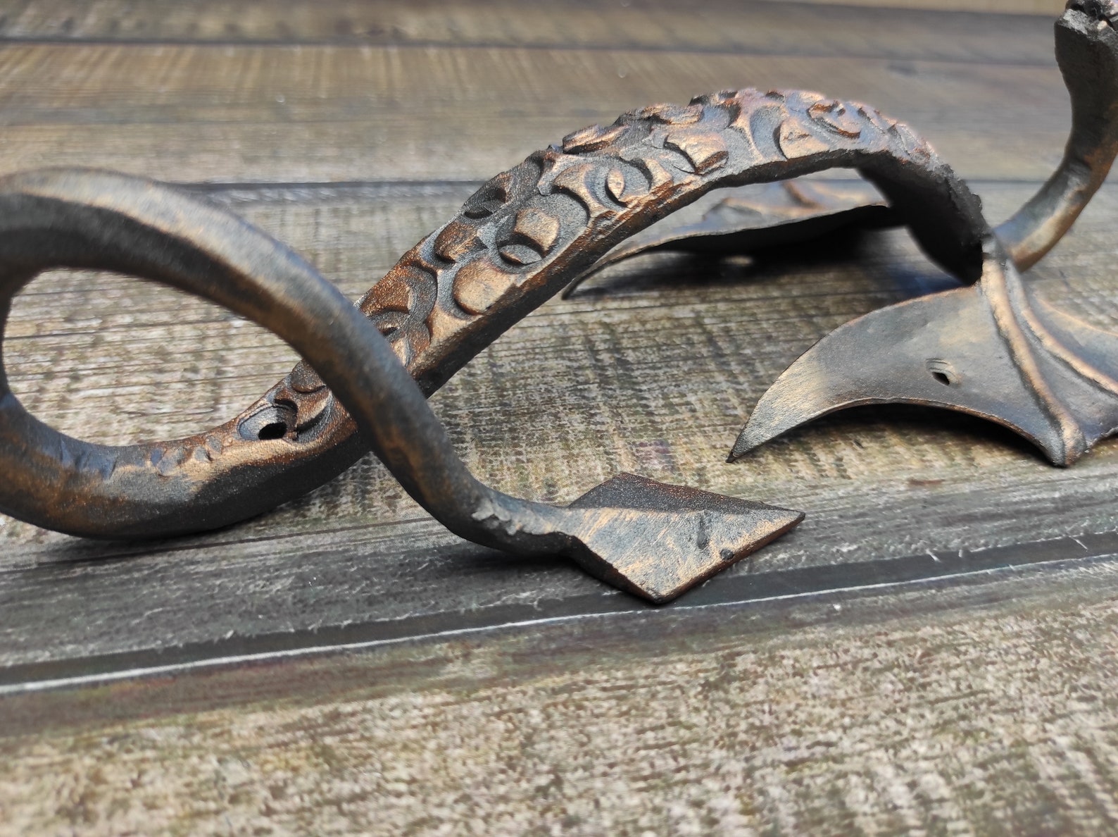 Dragon Door Handle Door Handle Metal Handle Hand Forged - Etsy