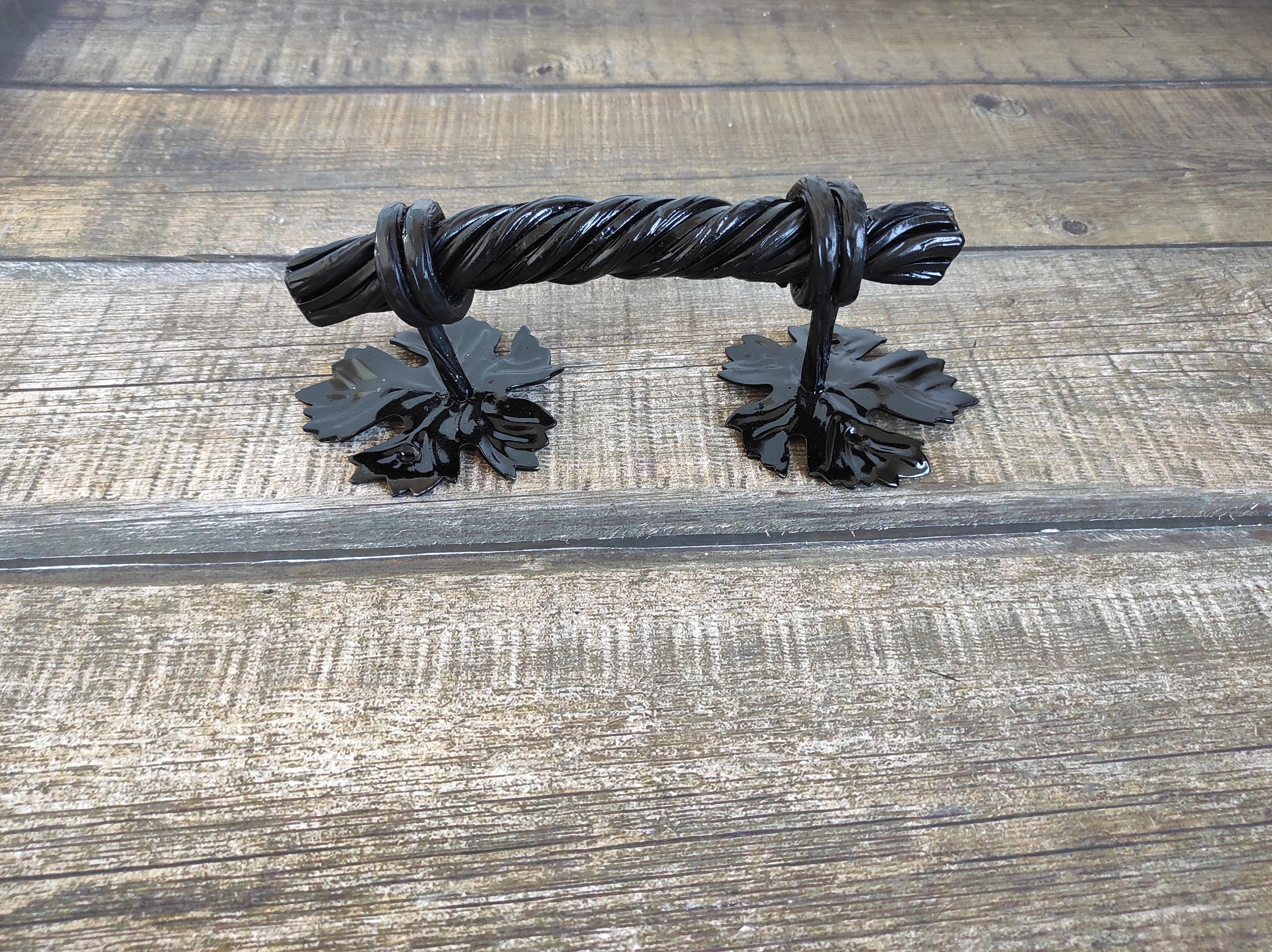 Barn door handle Door handle Forged iron door handles | Etsy