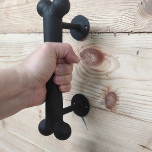 Door Handle Dog Bone, Barn Door Handle, Door Handle, Metal Handle, Hand ...