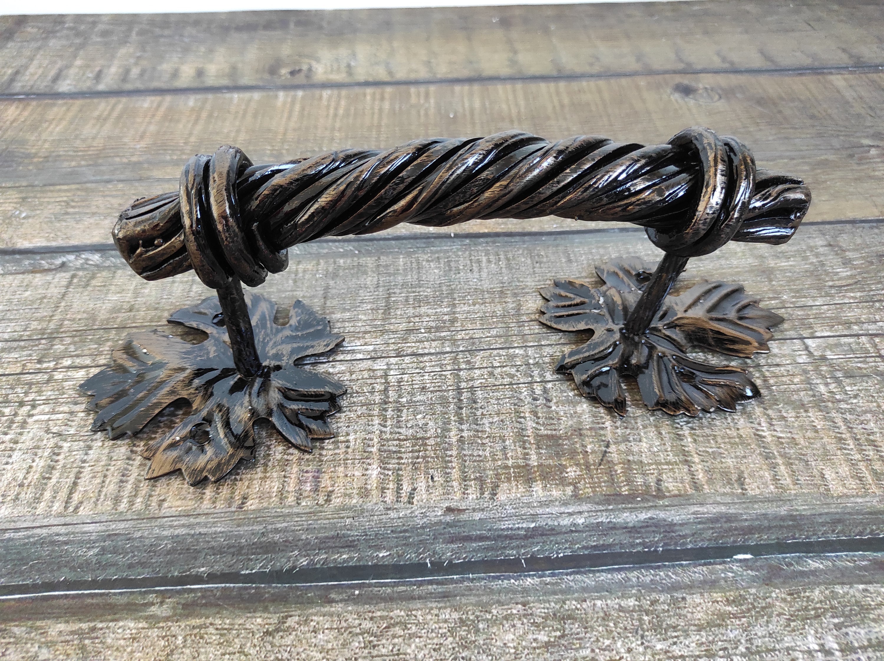 Forged iron door handles Barn door handle Door handle | Etsy