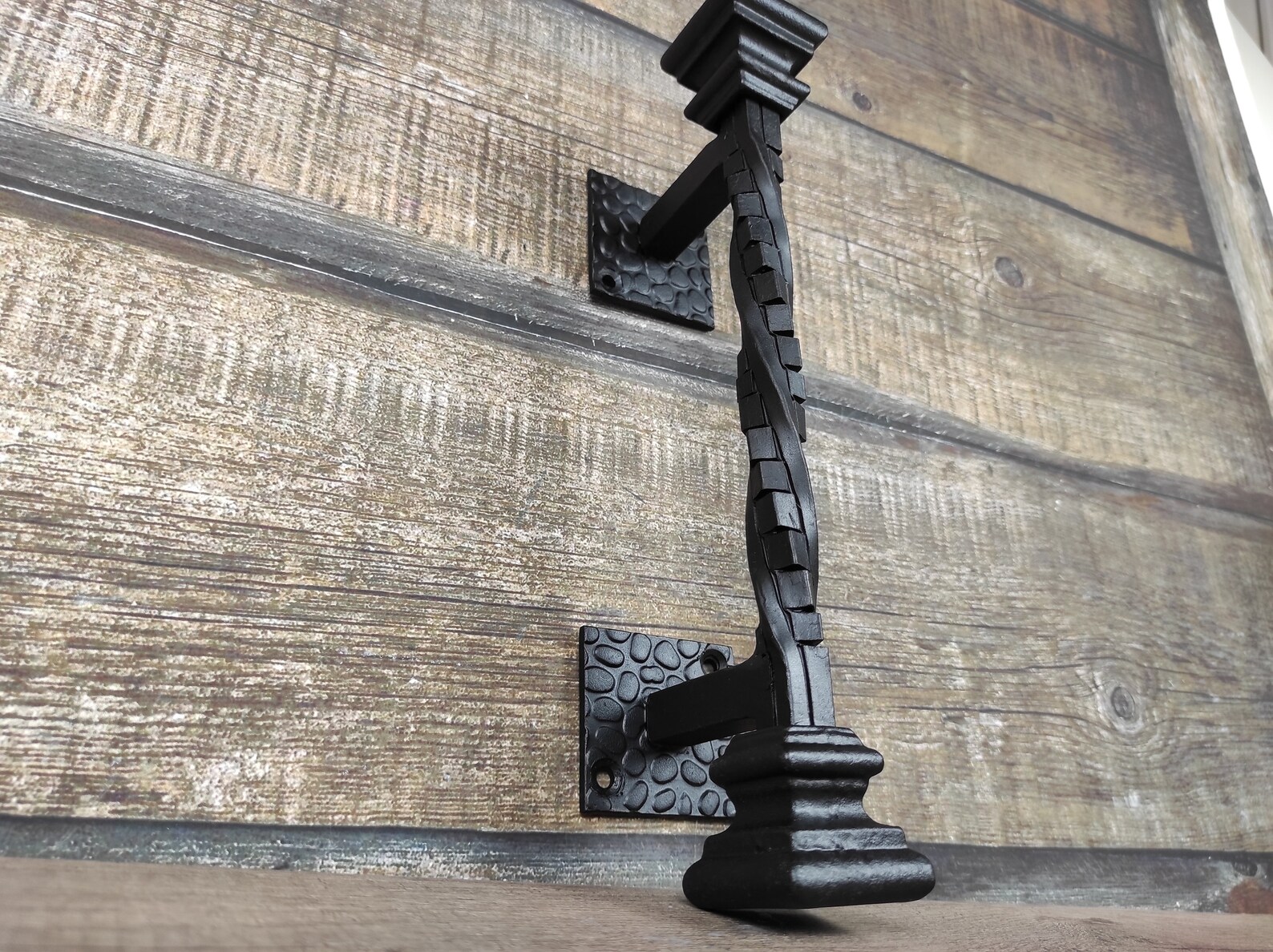 Forged Iron Door Handles Wrought Iron Handle Hand Forged | Etsy