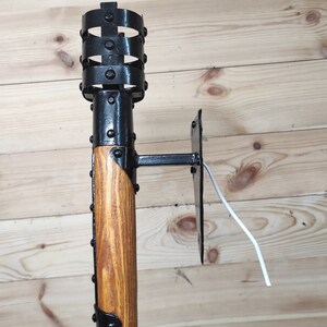 Wall Light Sconce Torch Medieval Torch Light Fixture Sconce Wall Decor ...