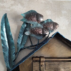 Wall Mount Mailbox, Mailbox, Custom Mailbox, Fish Mailbox, Mailbox ...