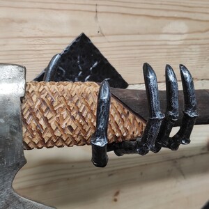 Axe Wall Holder,skeleton Hands, Axe Stand, Axe Holder, Handmade Holder ...